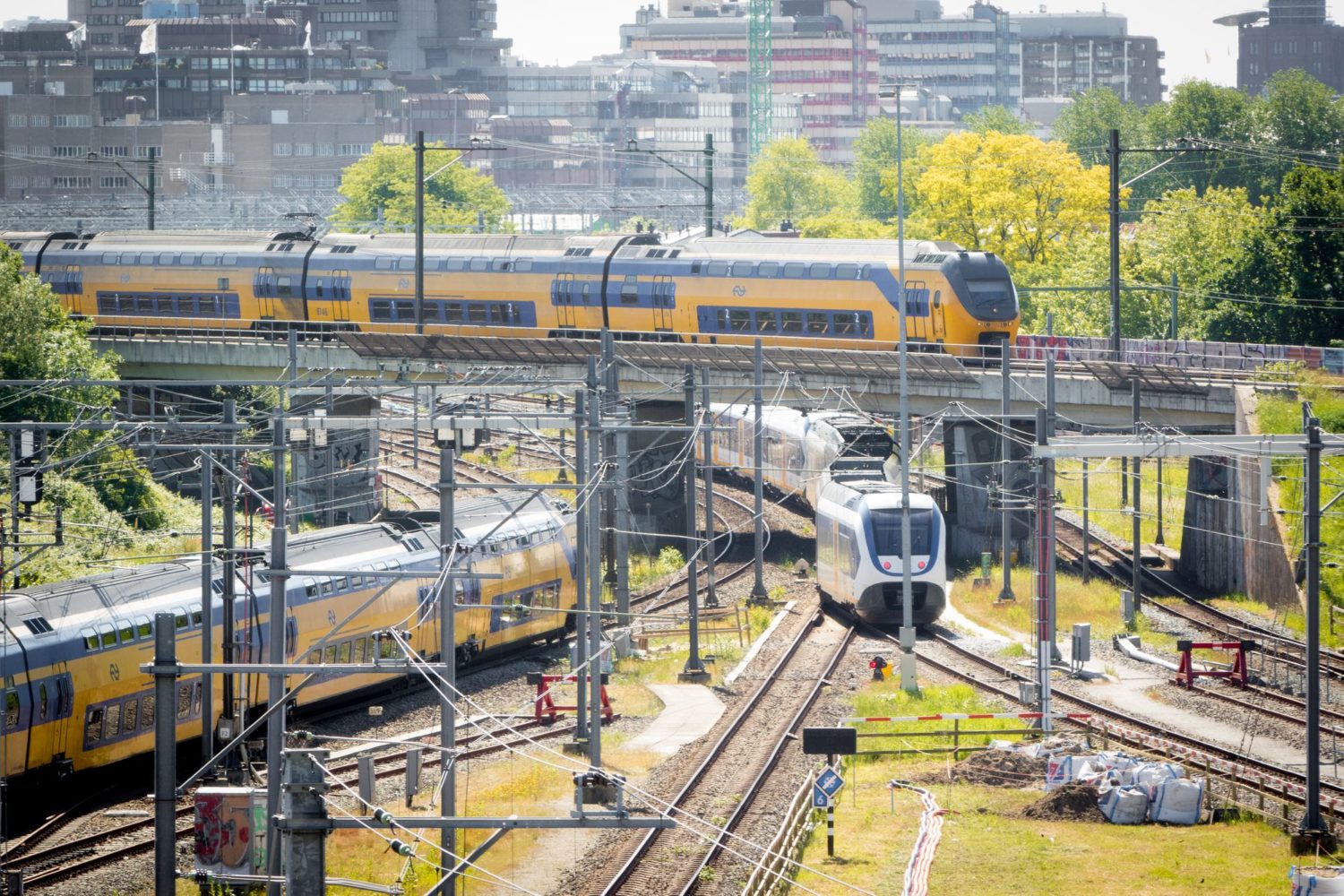 Treinverkeer komt goed op gang na eerste staking bij ProRail
