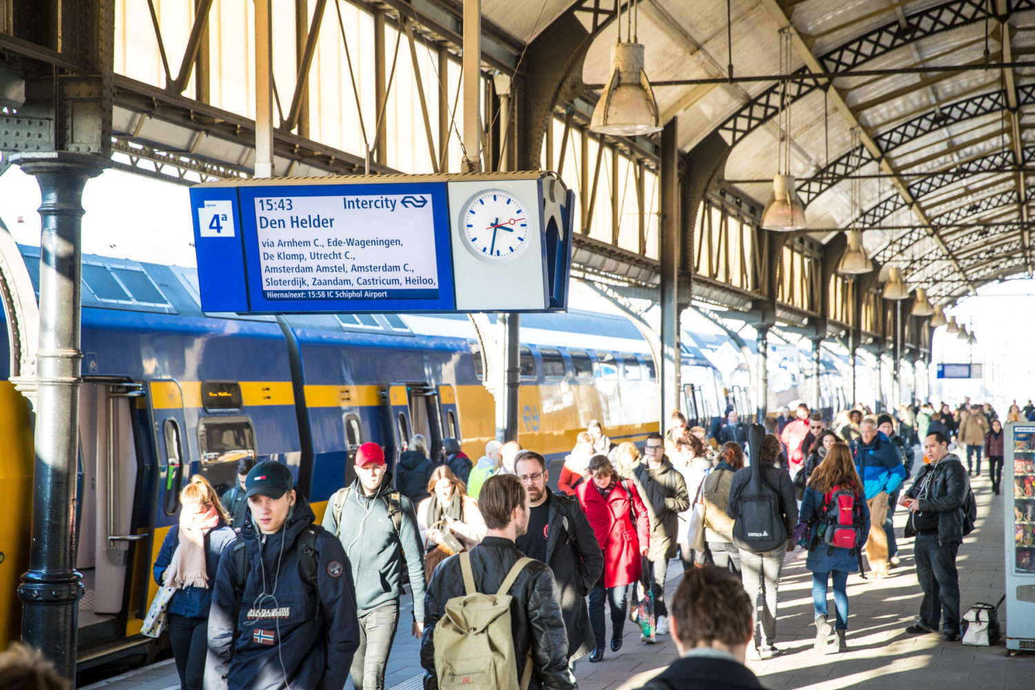 NS en ProRail: het spoor is bijna vol