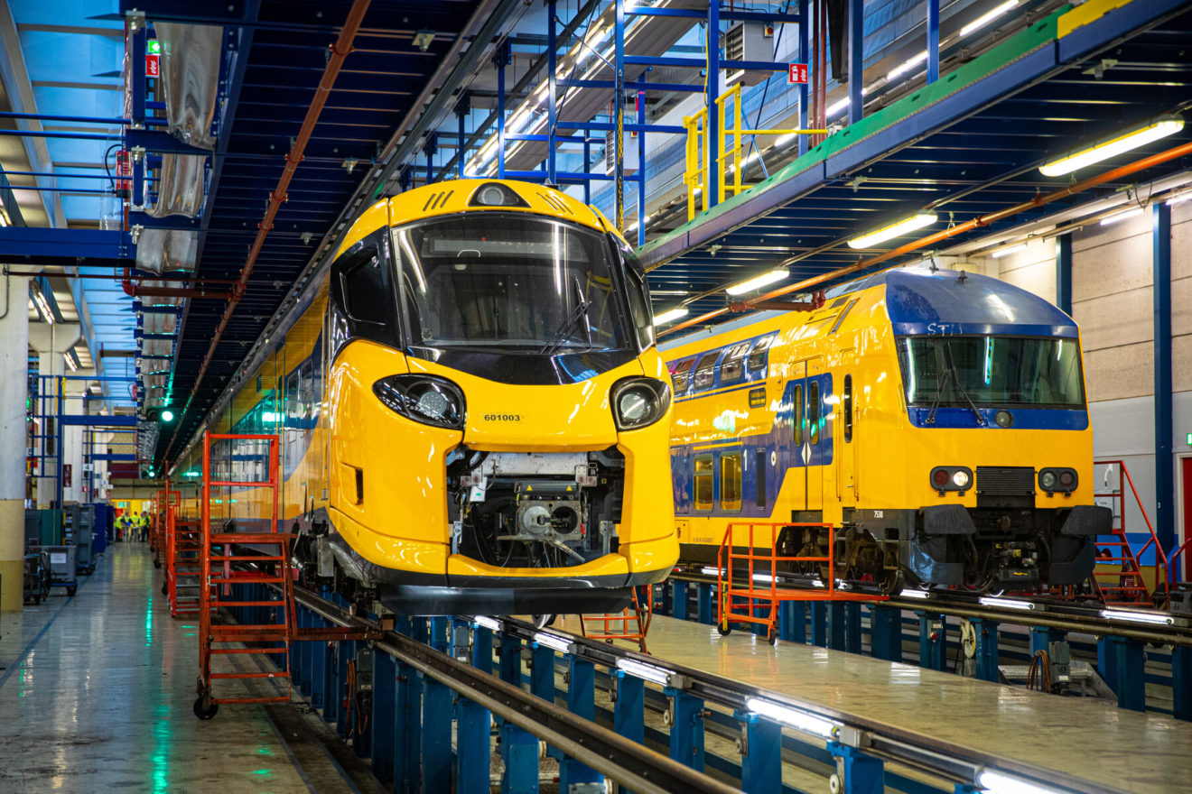 Nieuwe Intercity (ICNG) vervoert voor het eerst treinreizigers