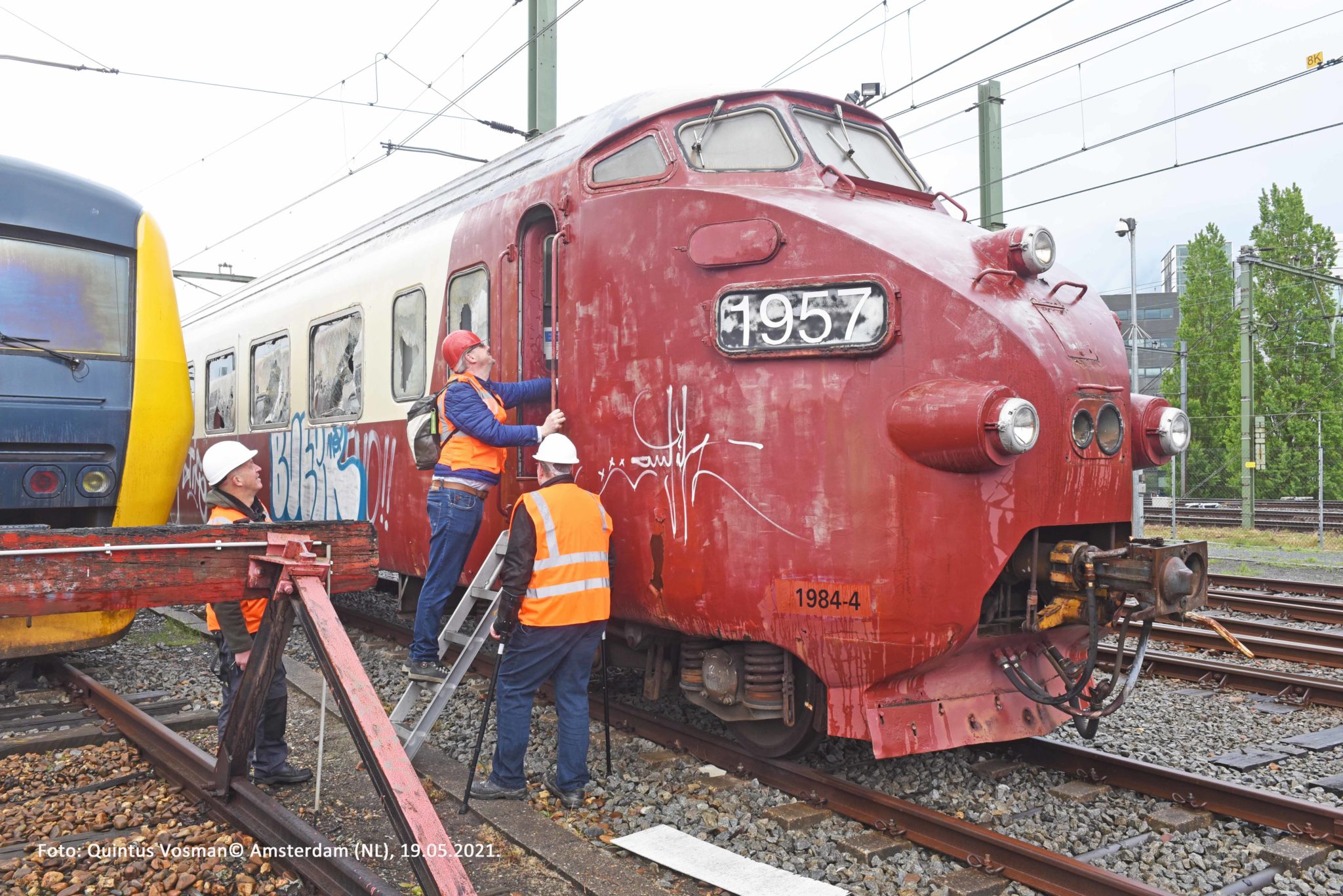 Historische TEE-trein van Nederlands Transport Museum geïnspecteerd
