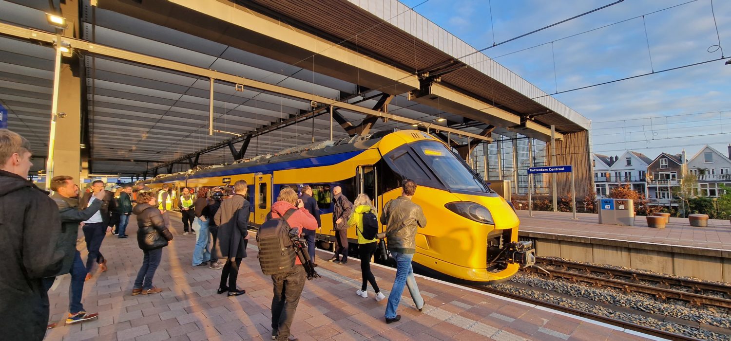 Nieuwe Intercity (ICNG) vervoert voor het eerst treinreizigers